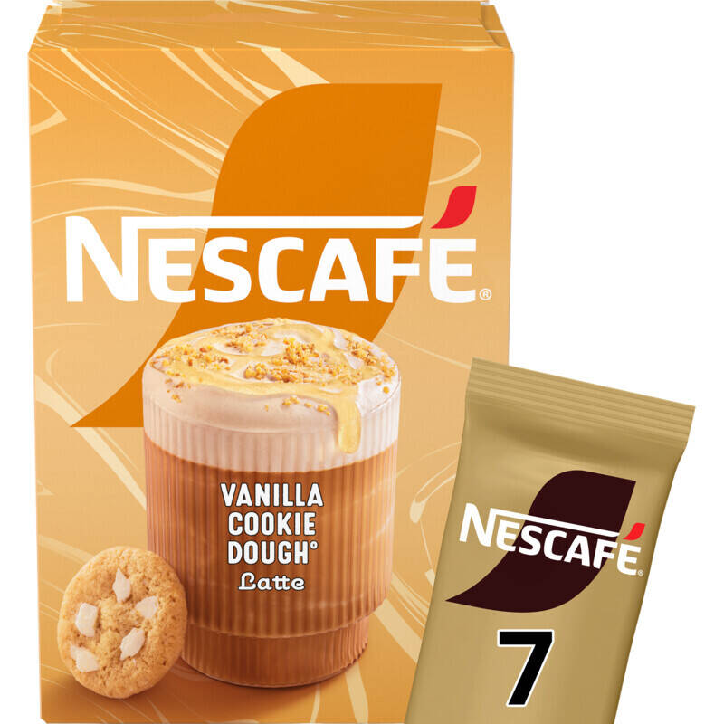 Nescafé Mixes vanilla cookie dough oploskoffie 7 stuks aanbieding bij ...