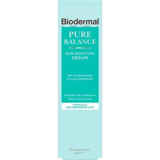 Biodermal Pure Balance Skin Boosting Serum 30 ML 1+1 gratis aanbieding ...