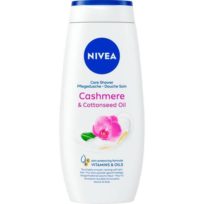 NIVEA Care & Cashmere Douchecrème 250 ML 1+1 gratis aanbieding bij Etos