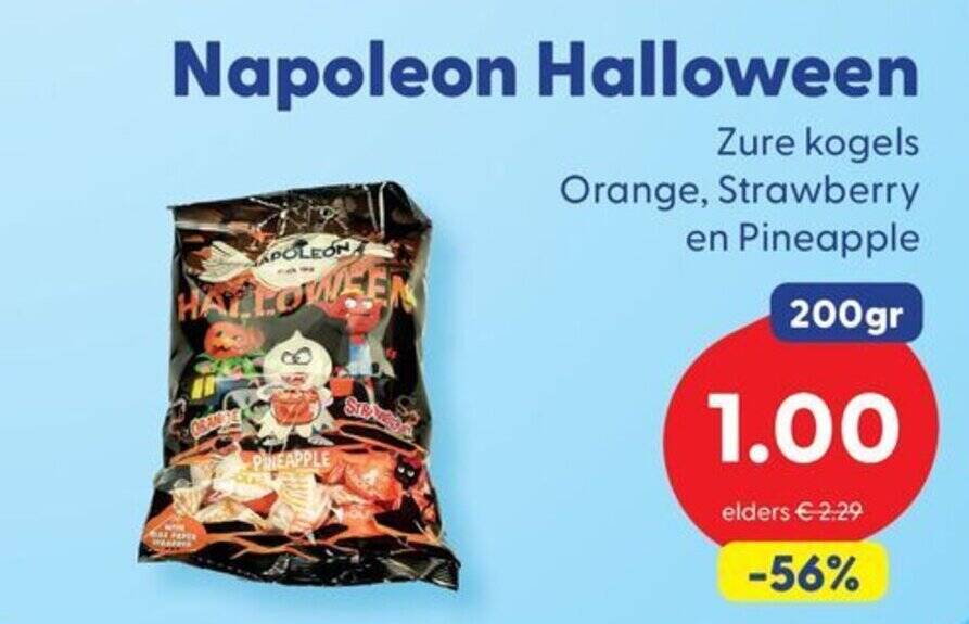 Napoleon Halloween 200 g aanbieding bij Die Grenze