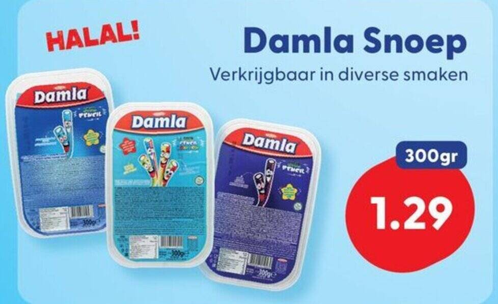 Damla Snoep 300 g aanbieding bij Die Grenze