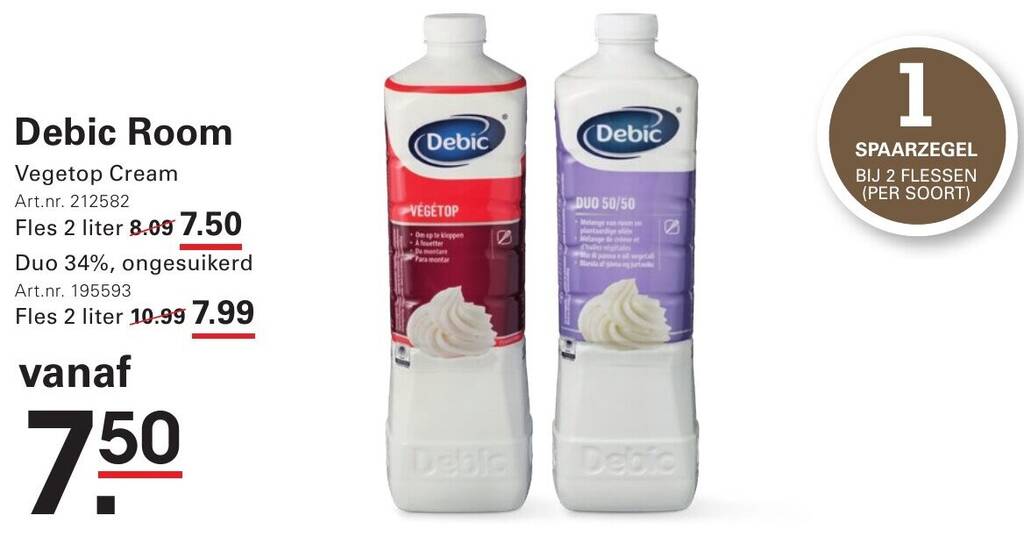 Debic Room 2 liter aanbieding bij Sligro