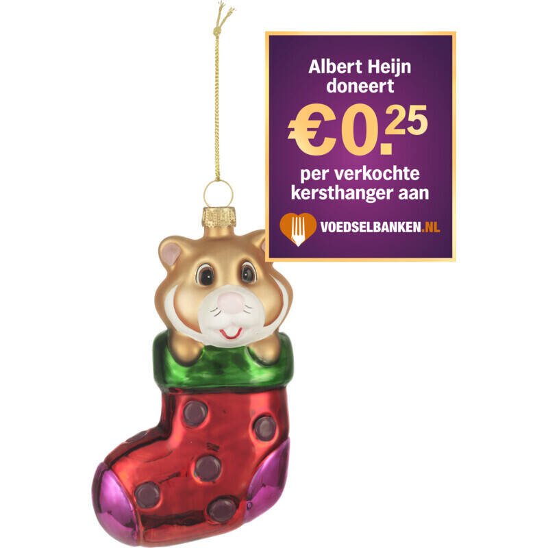 AH Excellent Glashanger hamster sok Per stuk aanbieding bij Albert Heijn