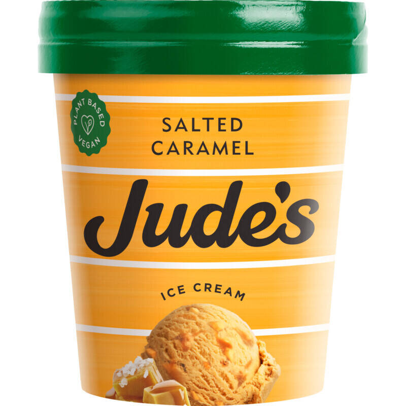 Jude's Salted caramel 1+1 gratis aanbieding bij Albert Heijn