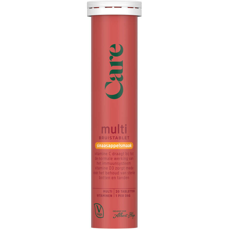 Care Multi bruistablet sinaasappelsmaak 20 stuks 2+1 gratis aanbieding ...