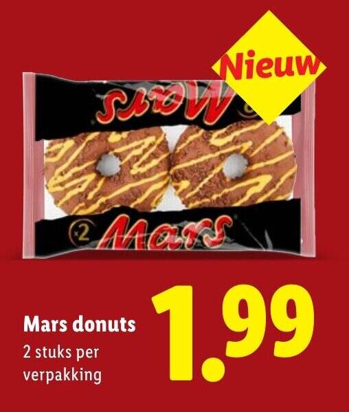Mars donuts aanbieding bij Lidl