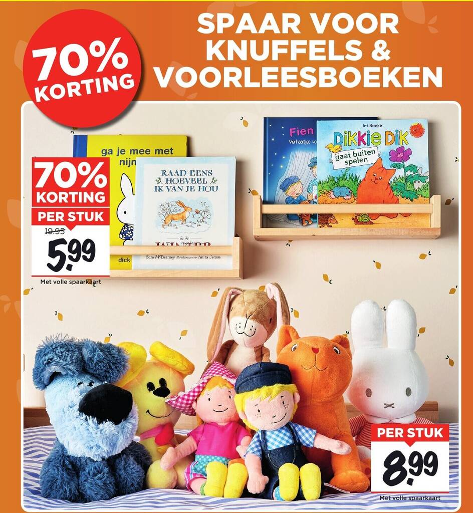 Spaar voor knuffels & korting voorleesboeken aanbieding bij Vomar ...