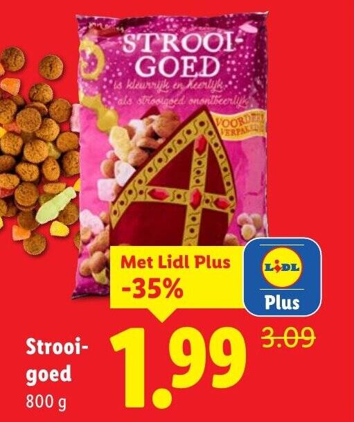 Strooi- goed 800 g aanbieding bij Lidl
