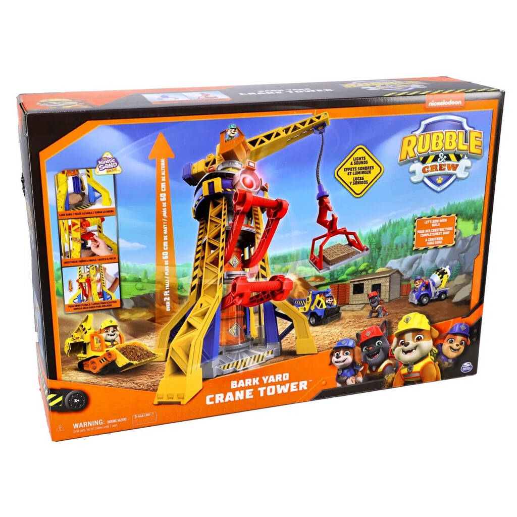 Rubble & Crew Bark Yard Crane Tower aanbieding bij Top1Toys