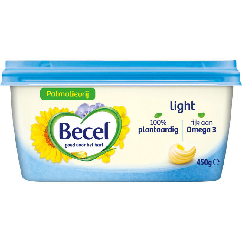 Becel Light palmolievrij 1+1 gratis aanbieding bij Albert Heijn