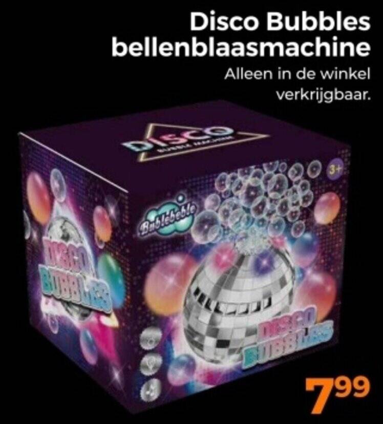 Disco Bubbles bellenblaasmachine aanbieding bij Trekpleister