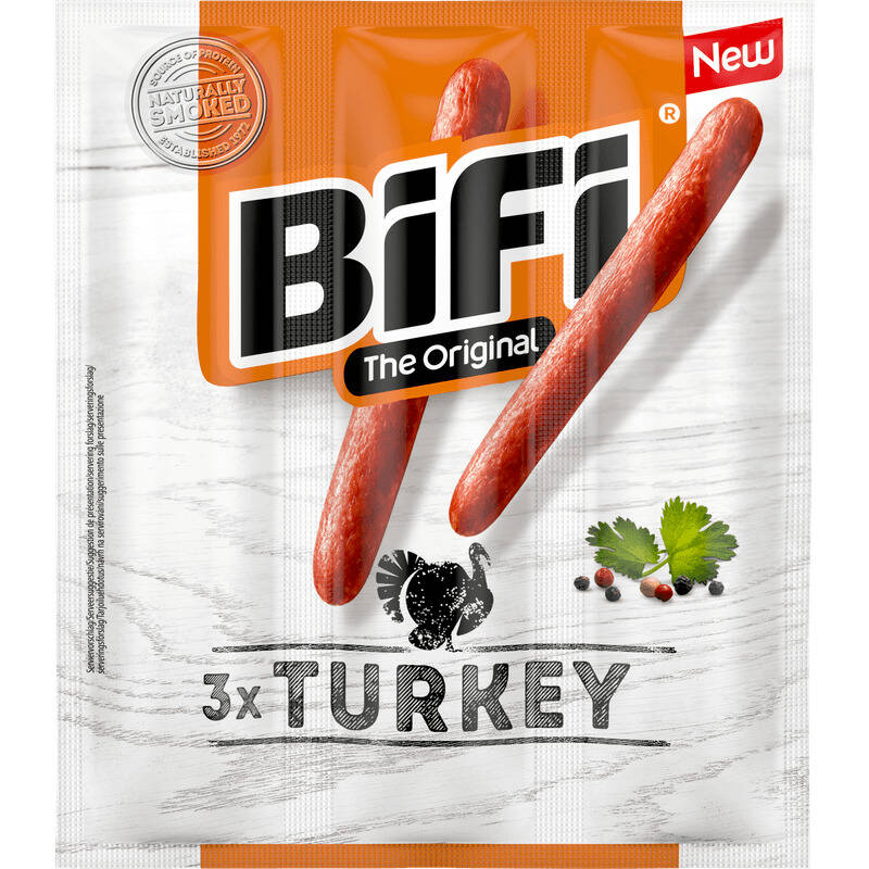 Bifi Turkey 3-pack 60 g aanbieding bij Dirk