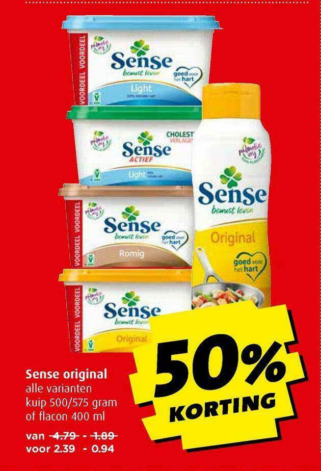 Sense Original aanbieding bij Boni