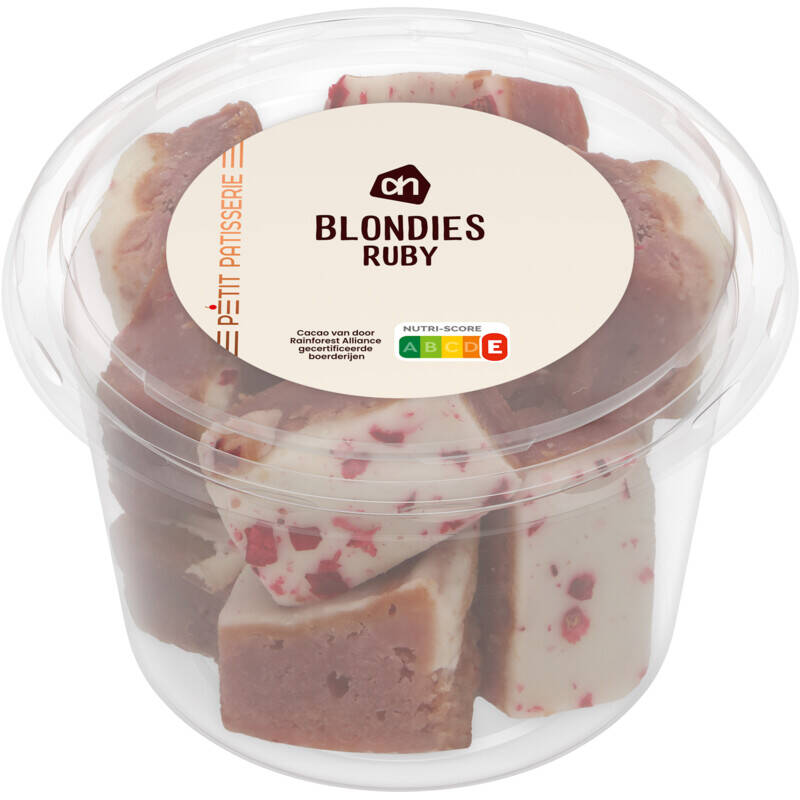 AH Ruby blondie bites 8 stuks aanbieding bij Albert Heijn