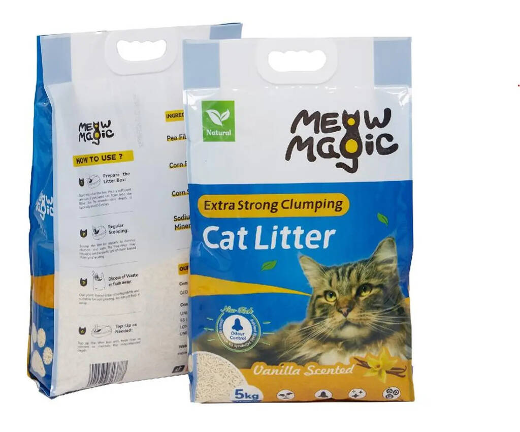 Meowmagic Plant-based Tofu Cat litter Extra Strong Clumpling Odour ...