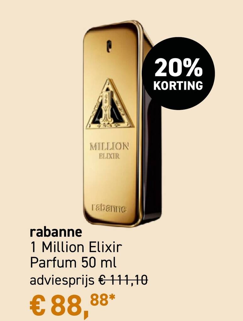 Rabanne 50 ml aanbieding bij Mooi parfumerie