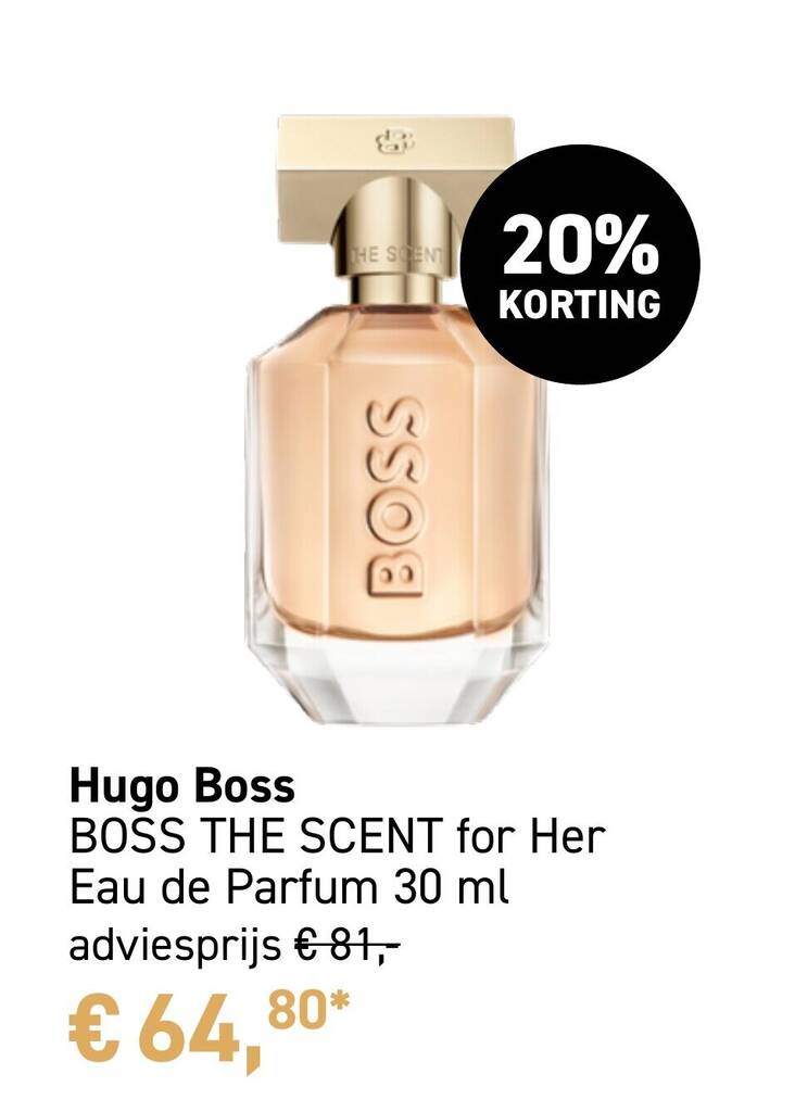 Hugo Boss 30 ml aanbieding bij Mooi parfumerie