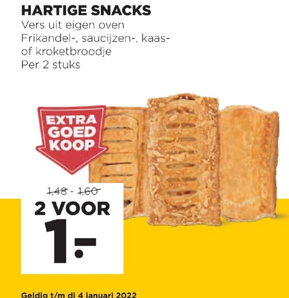 Hartige snacks aanbieding bij Jumbo