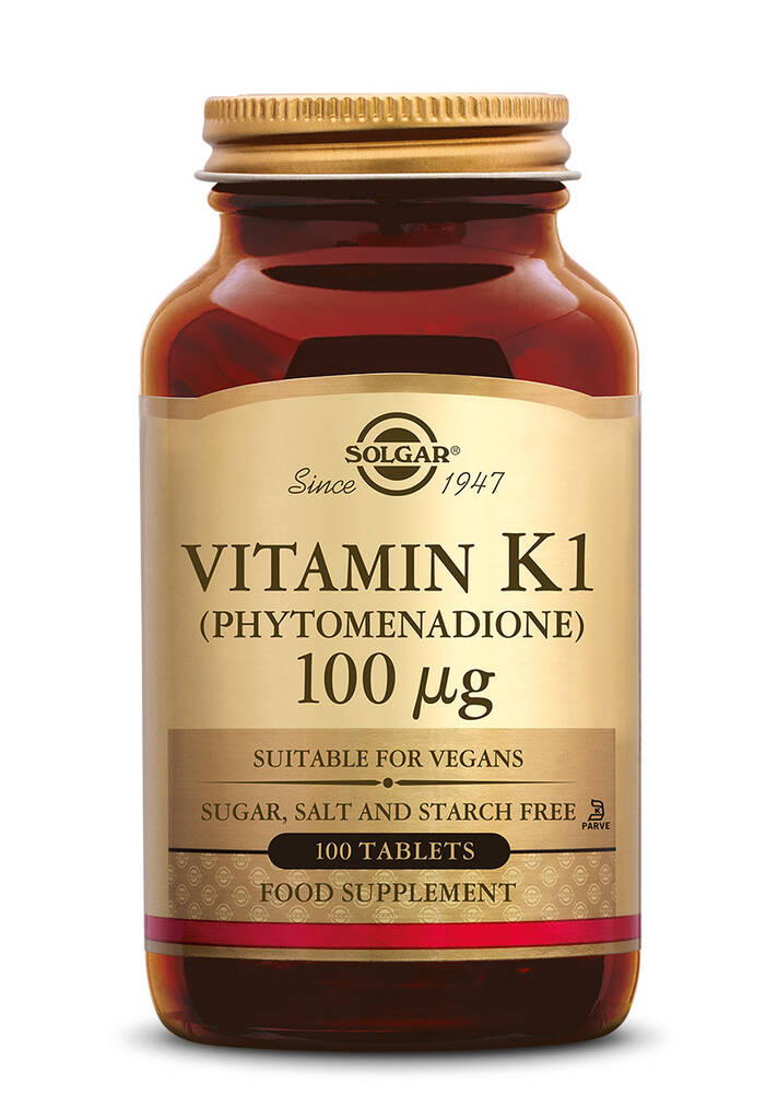 Solgar Vitamine K-1 100 mcg Tabletten aanbieding bij De Online Drogist