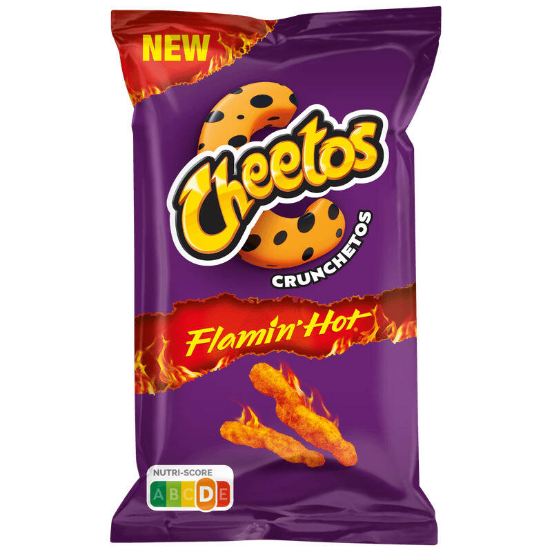 Cheetos Crunchetos flamin hot 110 g aanbieding bij Dirk