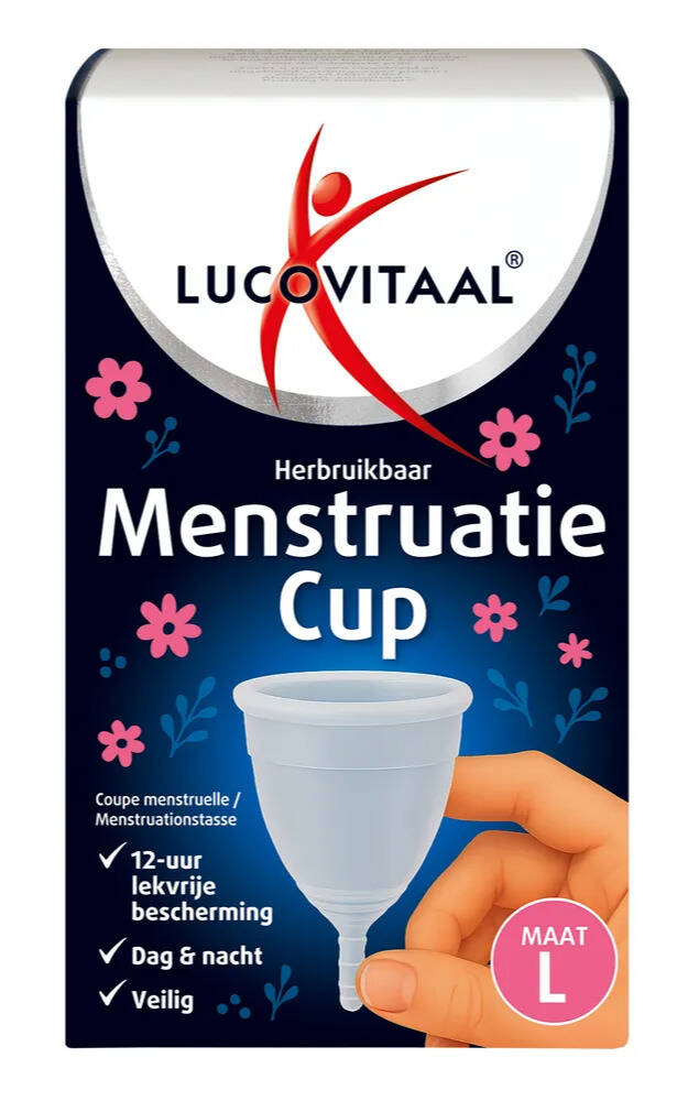 Lucovitaal Menstruatiecup Maat L aanbieding bij De Online Drogist