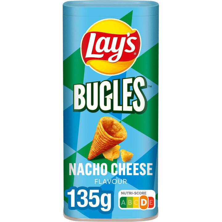 Lay's Bugles Nacho Cheese Chips Snackbox 135g 135 gram aanbieding bij Jumbo