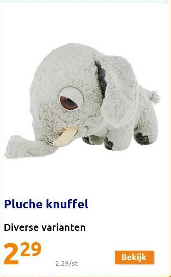 Pluche Knuffel aanbieding bij Action
