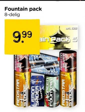 Fountain pack aanbieding bij Xenos