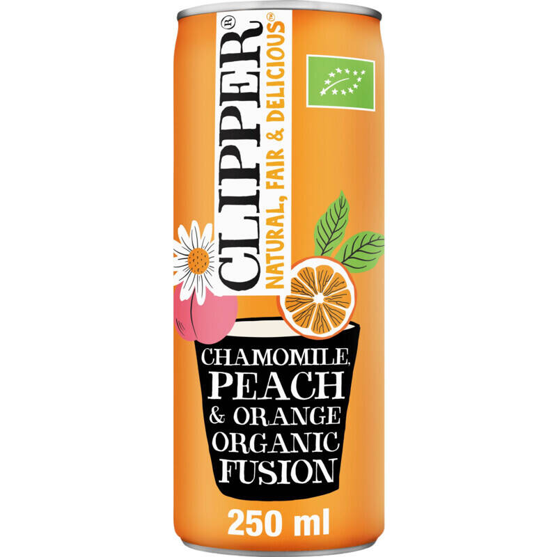 Clipper Chamomile peach orange 250 ml aanbieding bij Albert Heijn