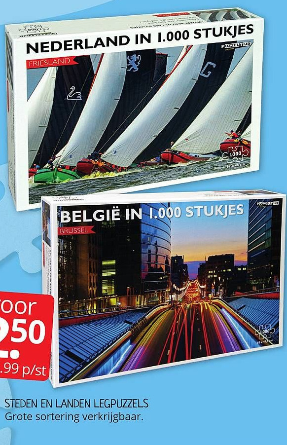 Steden En Landen Legpuzzels aanbieding bij Boekenvoordeel