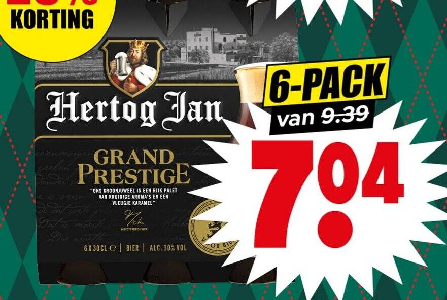 Hertog Jan speciaalbier 180 cl aanbieding bij Dirk