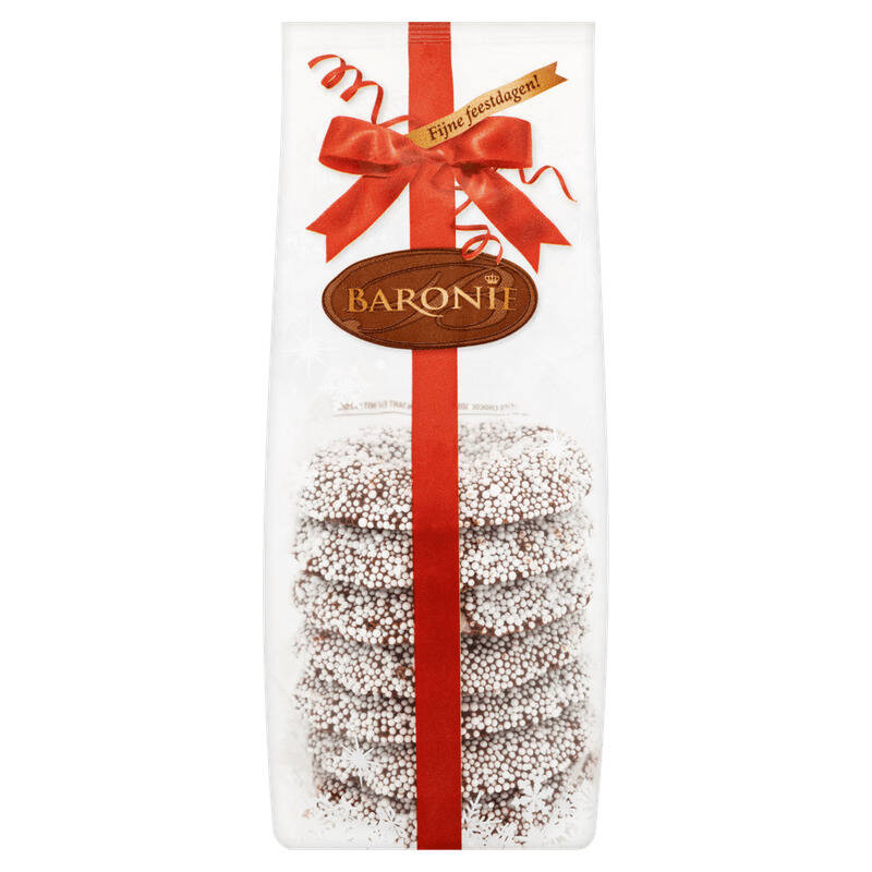 Baronie Kerst gevulde musketkransjes wit 7 st 180 g aanbieding bij ...