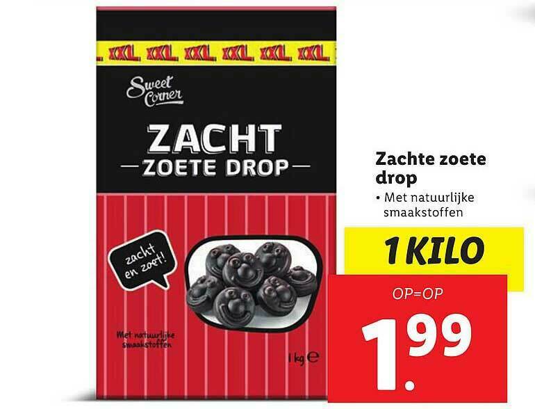 Sweet Corner Zachte Zoete Drop aanbieding bij Lidl