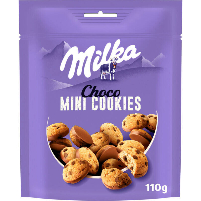 Milka Mini cookies 110 g aanbieding bij Albert Heijn