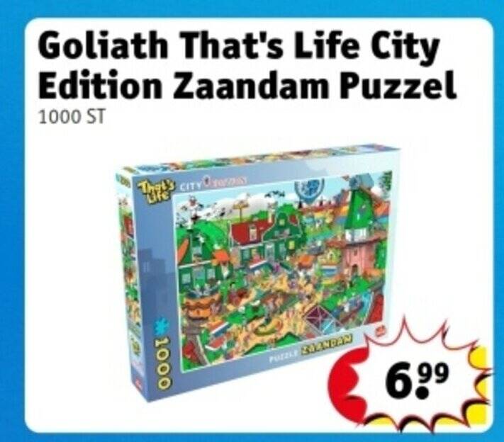 Goliath That's Life City Edition Zaandam Puzzel aanbieding bij Kruidvat