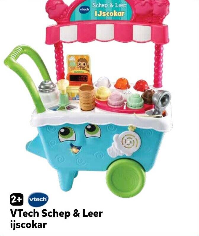 VTech Schep & Leer ijscokar aanbieding bij Intertoys