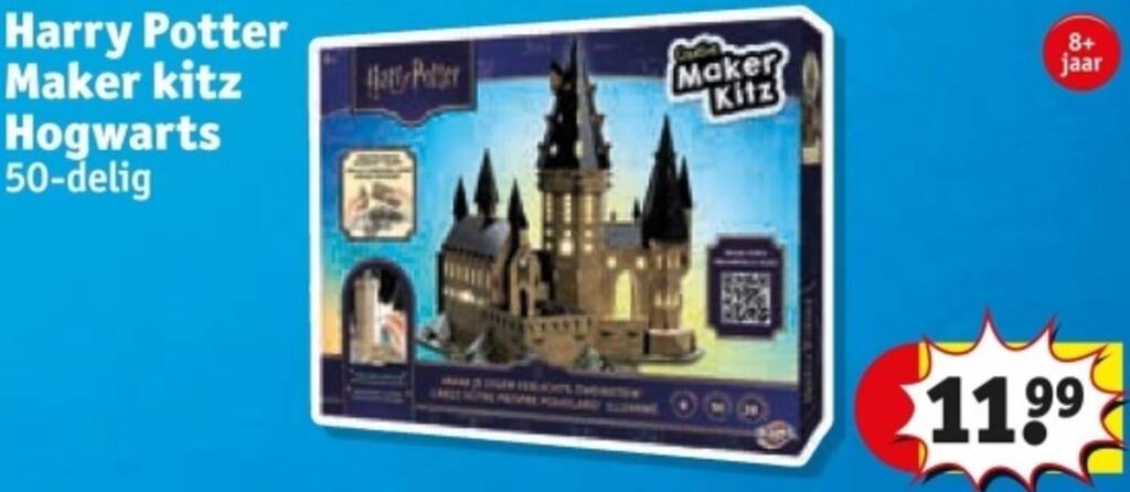 Harry Potter Maker kitz Hogwarts aanbieding bij Kruidvat
