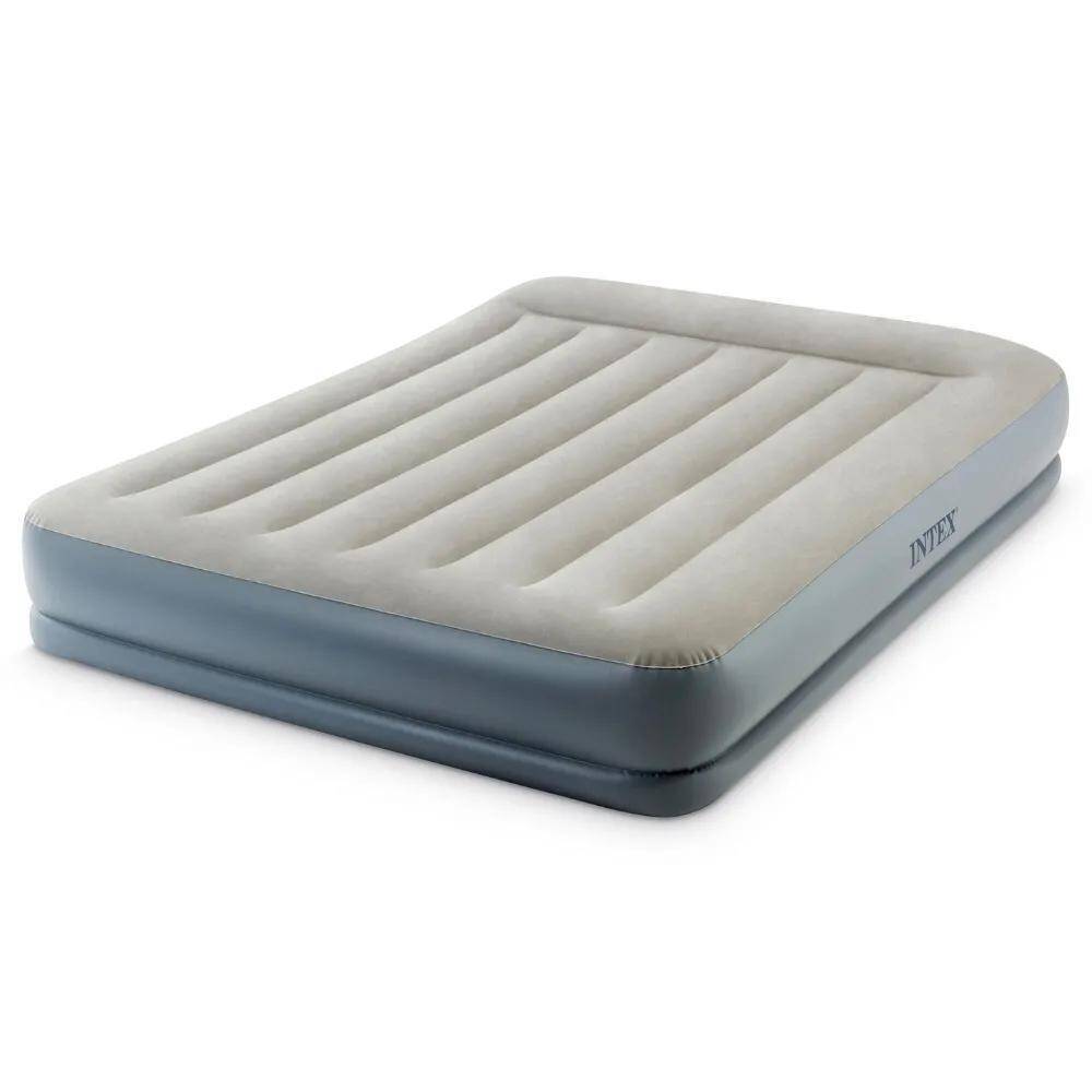 Intex Luchtbed 2P 152x203 +Pomp Grijs aanbieding bij ANWB € 44,78 ...