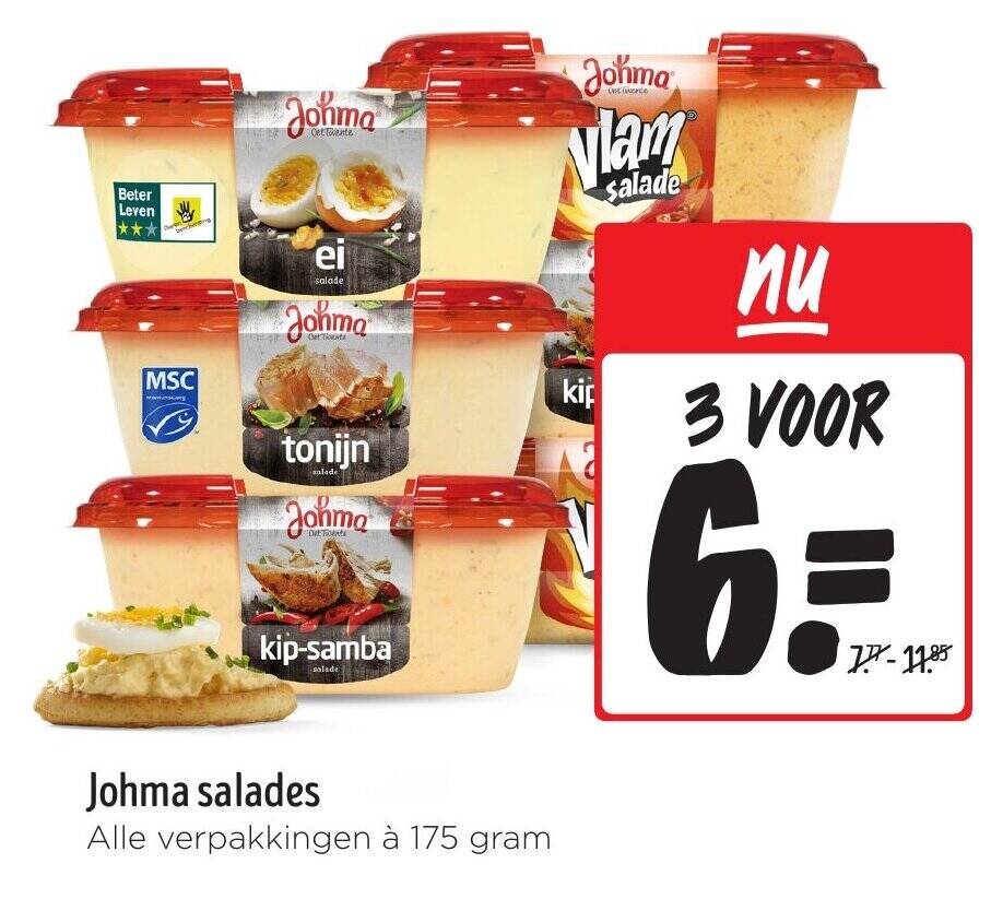 Johma salades 175 g aanbieding bij Jumbo