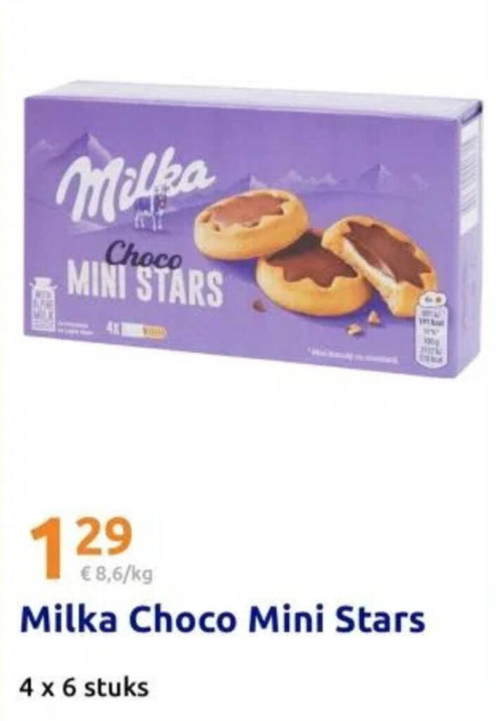 Milka Choco Mini Stars aanbieding bij Action
