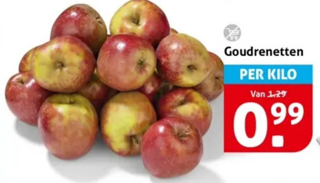 Goudrenetten aanbieding bij Hoogvliet