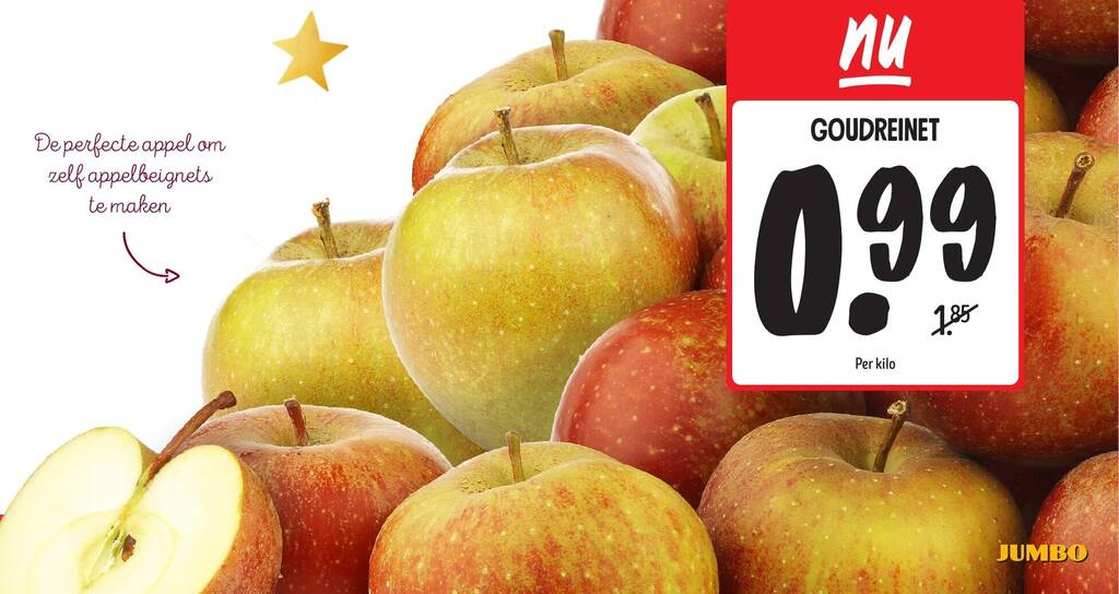Goudreinet aanbieding bij Jumbo