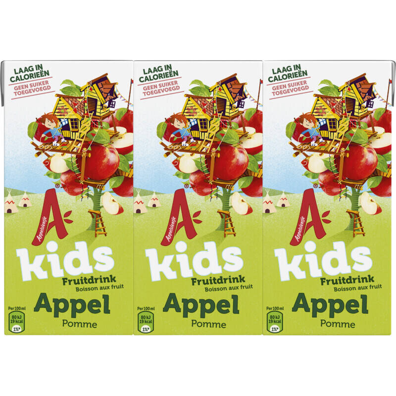 Appelsientje Kids fruitdrink appel 6-pack 6 x 200 ml 1+1 gratis ...