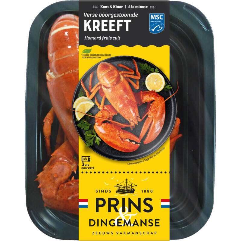 Prins & Dingemanse Kreeft a la minute Per stuk aanbieding bij Albert Heijn