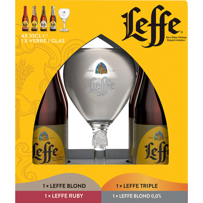 Leffe Giftpack mix aanbieding bij Albert Heijn