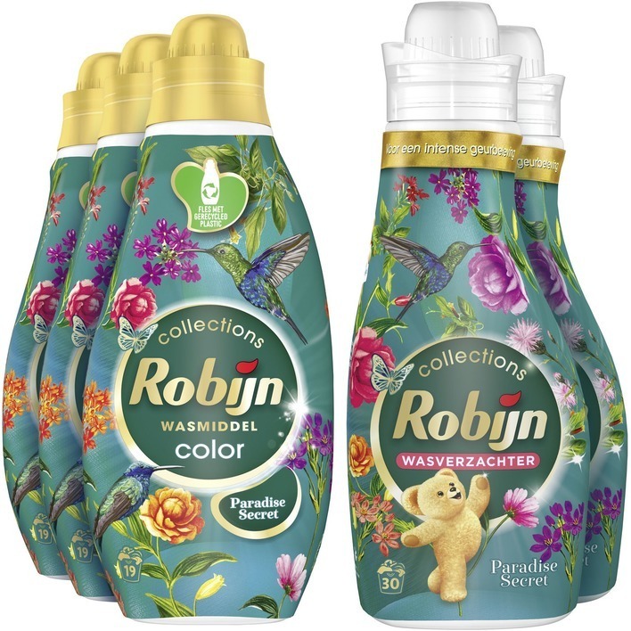 Robijn Color paradise secret waspakket aanbieding bij Albert Heijn