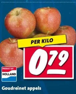 Goudreinet appels aanbieding bij Nettorama