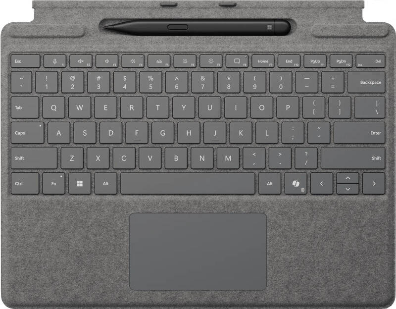 Microsoft Surface Pro Type Cover 13 Inch met Slim Pen Platina Qwerty ...