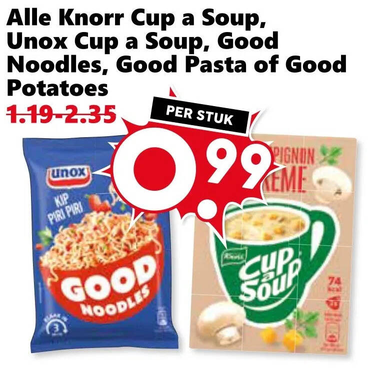 Alle Knorr Cup a Soup, Unox Cup a Soup, Good Noodles, Good Pasta of ...