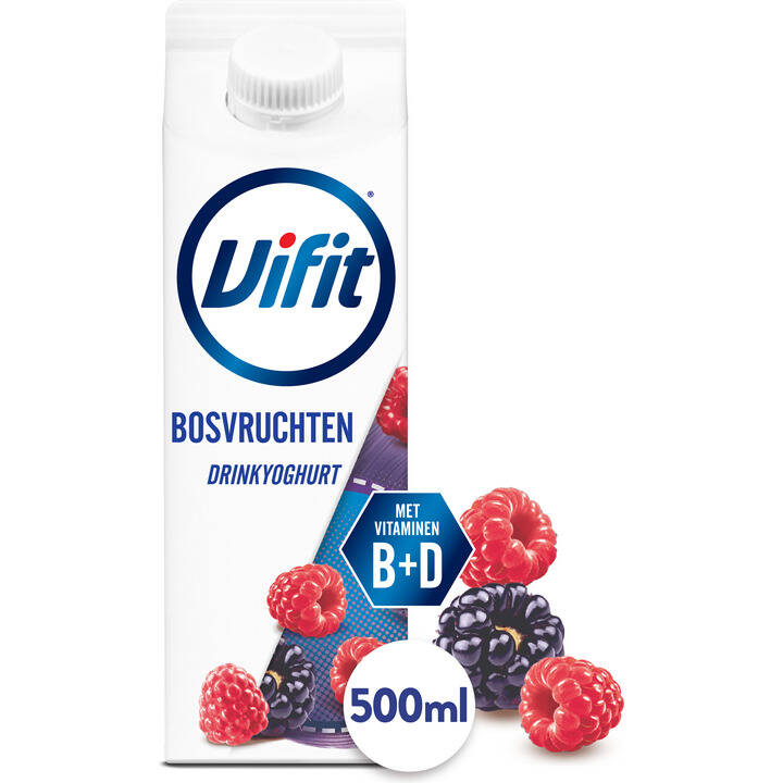 Vifit drinkyoghurt bosvruchten 500 ml aanbieding bij Jumbo